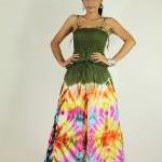 Jumpsuit Tie Dye Hippie Boho Jumper Tube Maxi Dress : Exotic Collection ...