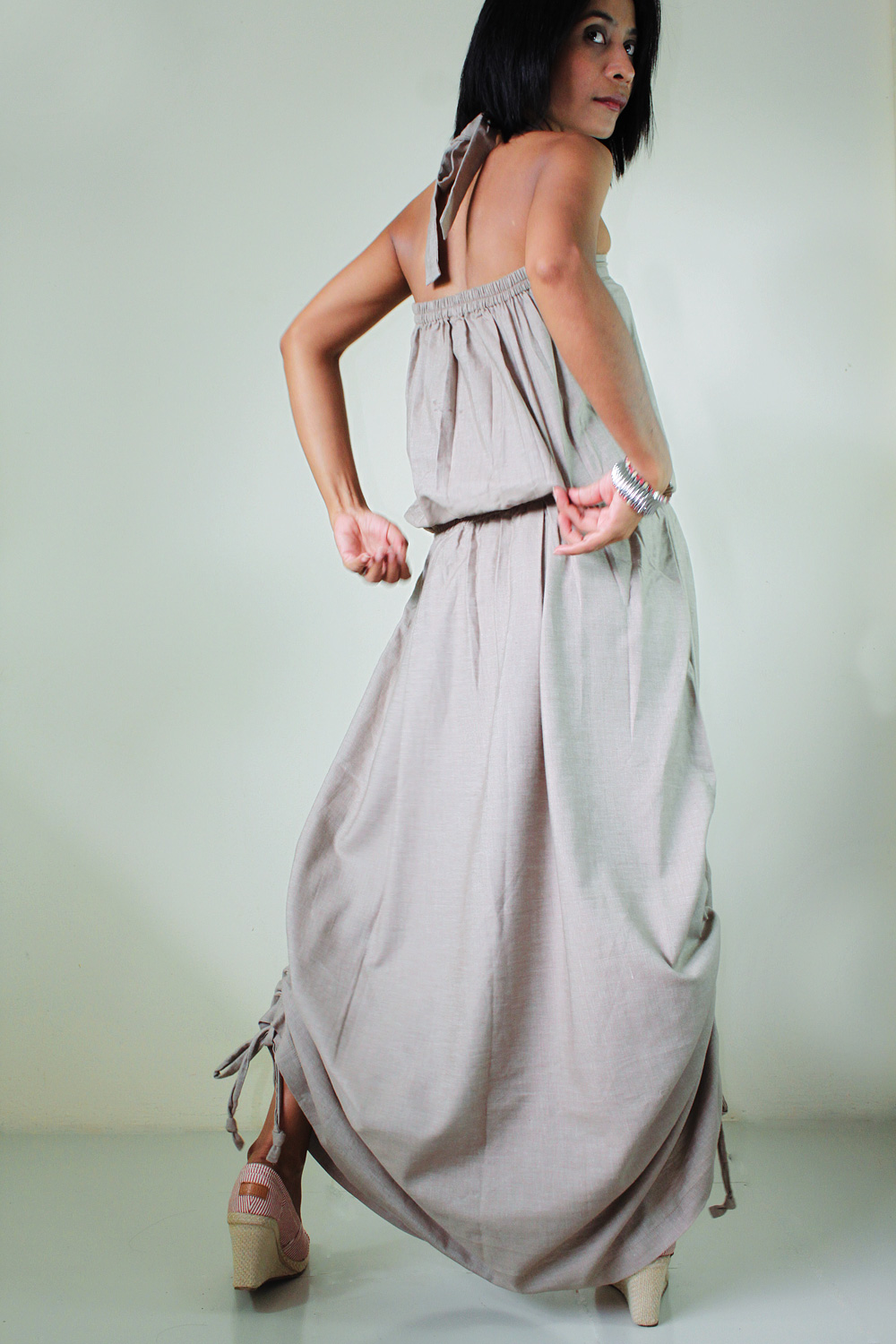 Denim Dress Cotton Stonewashed Summer Maxi Sun Dress : Morning Sunshine ...